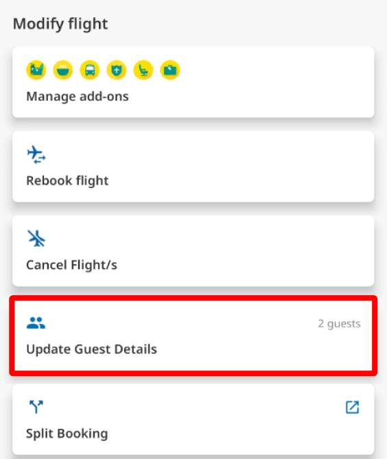 Adding an Infant to Your Booking